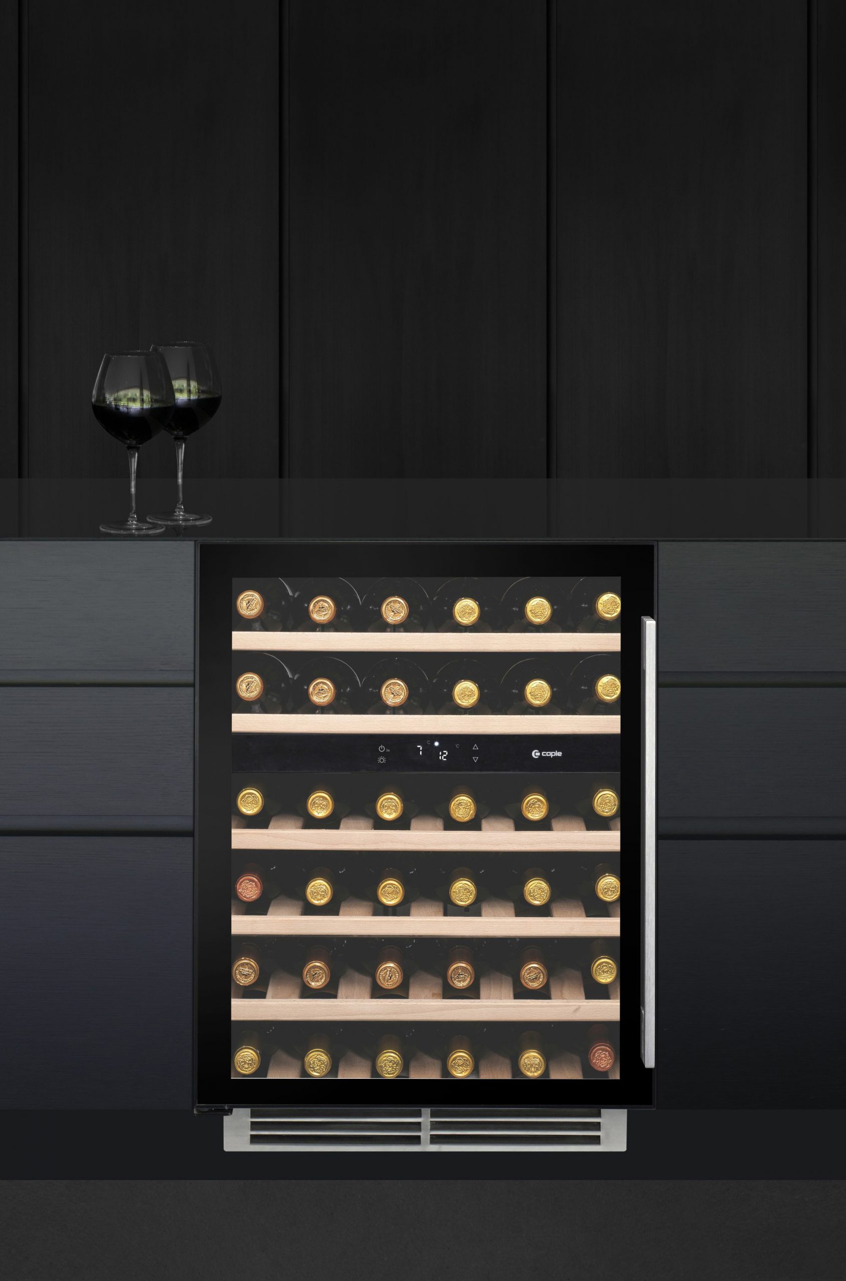 Onderbouw wijnkoeler met geventileerde koeling - Airo design