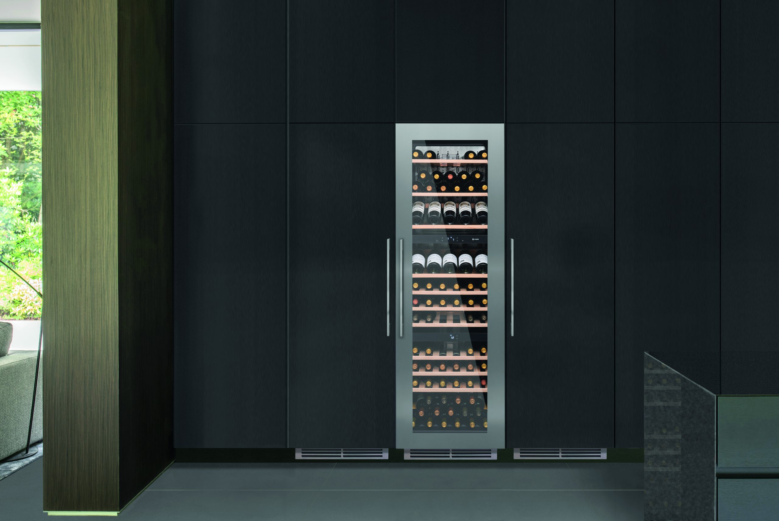 Duurzame en zuinige inbouw wijnkoeler - Airo design